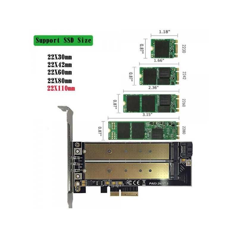UGREEN | M.2 NVME / M.2 SATA | PCle 3.0 CARTE | 70504