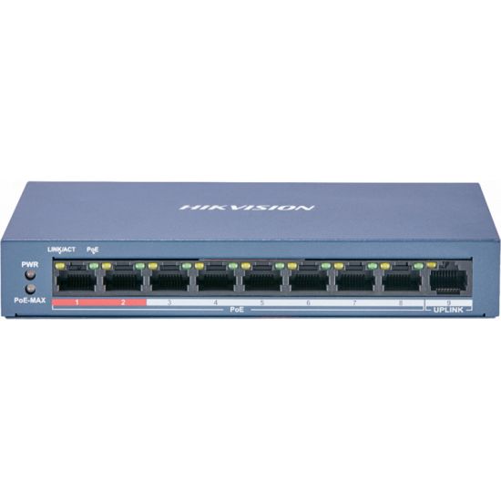 HIKVISION 8 Ports switch 10/100 POE 12M (DS-3E0109P-E-M-B) au Maroc
