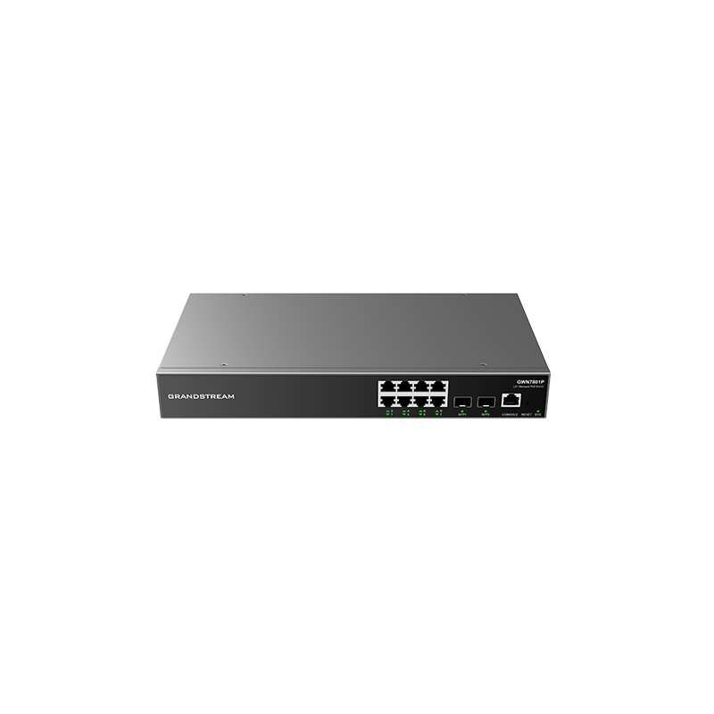 Switch réseau Grandstream 8 ports géré de couche 2+ GWN7801 au Maroc